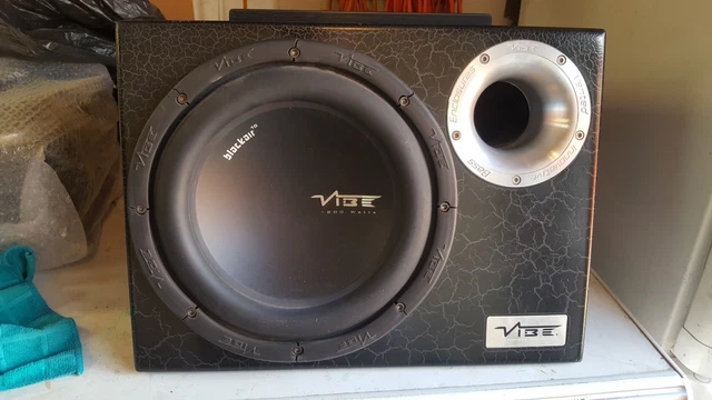 VIBE CBR 10& ACTIVE 1200W BLACKAIR SUBWOOFER incl INTEGRATED 600W ...