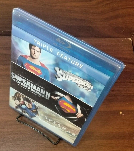 SUPERMAN, SUPERMAN II et Superman Returns Triple Fonction (Blu-ray ...