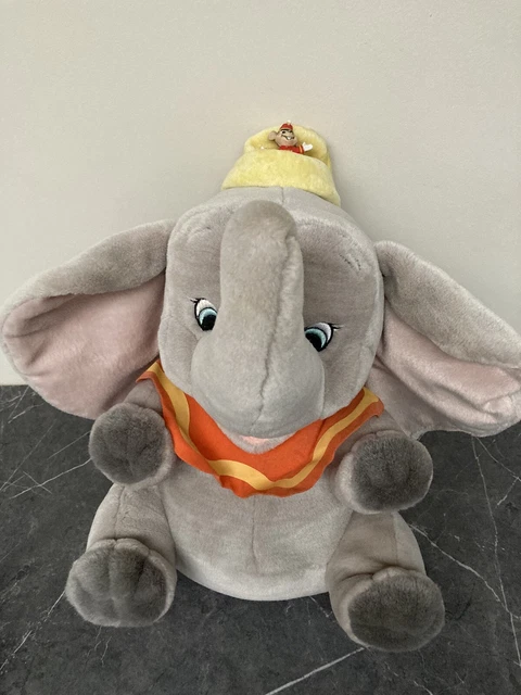 DISNEY CLASSICS DUMBO And Timothy Mouse In Hat Plush Soft Toy 12 ...
