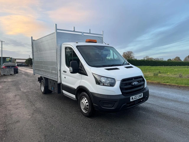 FORD TRANSIT 2.0 350 EcoBlue HD Leader Arb waste caged tipper Aircon ...