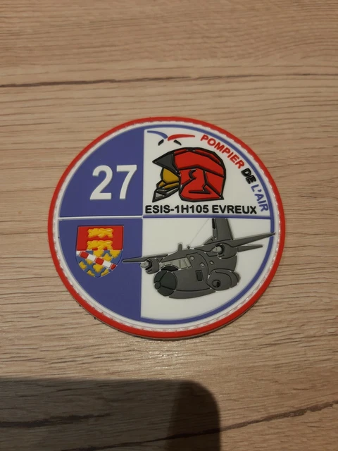 ECUSSON POMPIER DE l'armée de l'air Base aerienne 105 / version officielle / PVC EUR 8,00 ...