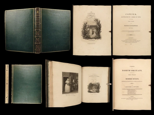 1803 MAGNIFIQUE 1E édition vie de Robert Burns William Cowper ...