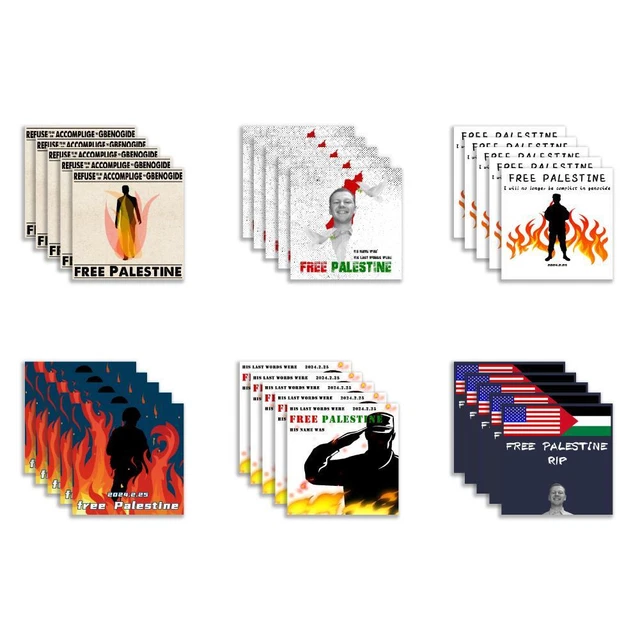 5 STÜCK FREE Palestine Liberation Aufkleber, Free Palestine Lot N8 EUR ...