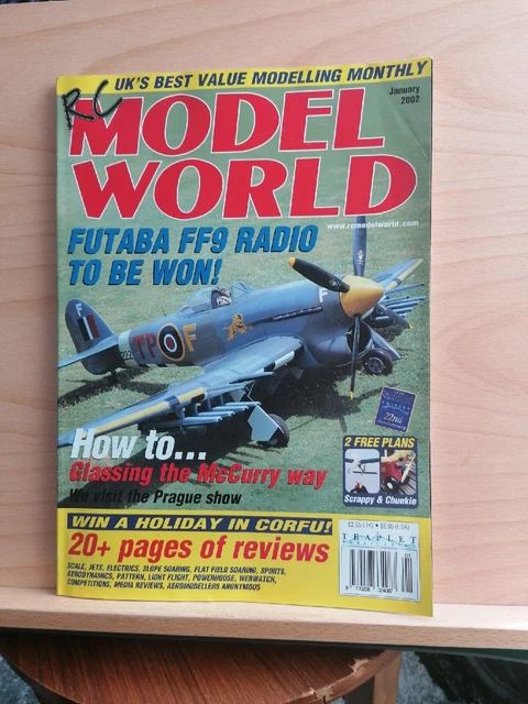 RC MODEL WORLD Aircraft January 2002 Free Plans Scrappy & Chunkie £2.00 ...