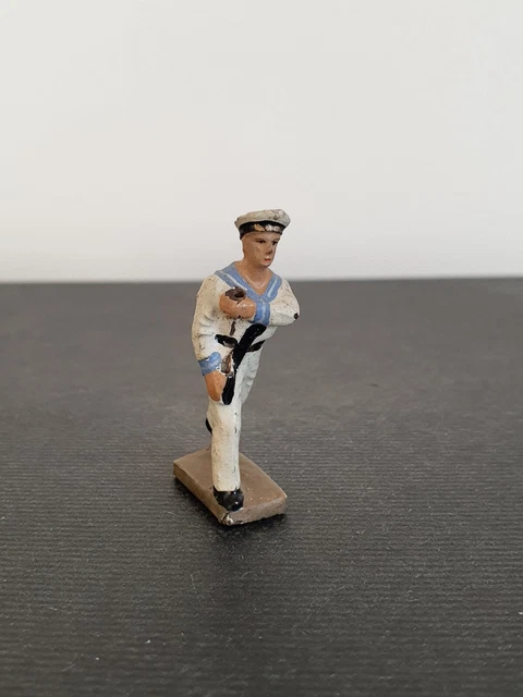 ELASTOLIN LINEOL SOLDAT Marine Matrose Militär II. WK Blech Masse Serie 4 cm EUR 79,99 - PicClick DE