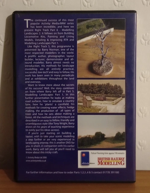 RIGHT TRACK 6 - Modelling Landscapes Part 2 (Dvd) £10.75 - PicClick UK