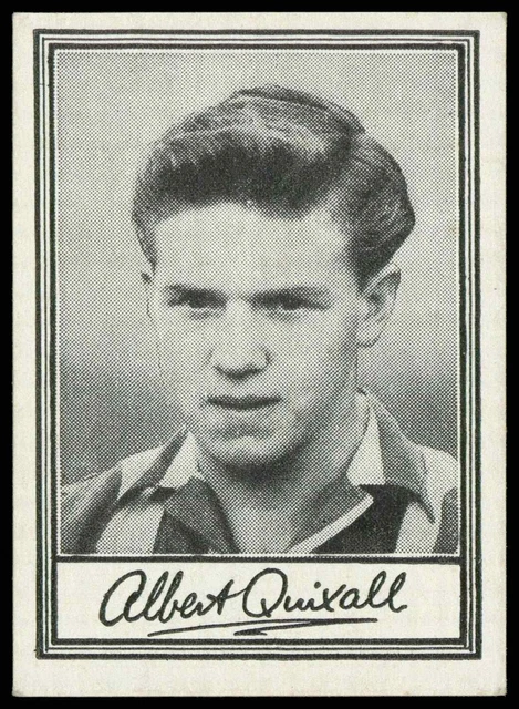BARRATT & CO - 'Famous Footballers A.3' (1955) #49 A. Quixall ...