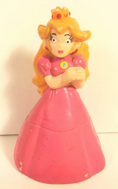 VINTAGE PRINCESS PEACH Super Mario Bros PVC Figurines Applause Nintendo ...