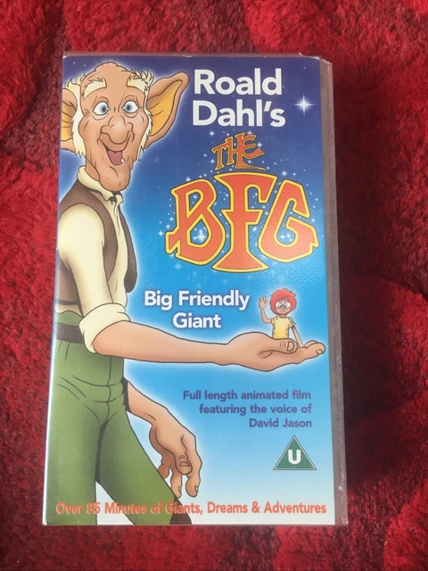 ROALD DAHL’S THE Bfg - Vhs Video - Roald Dahl / Kids - Childrens EUR 3 ...