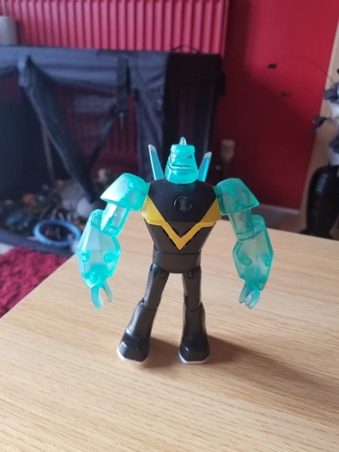 BEN 10 DIAMOND Head Crystal Action Figure Playmates 6" Lights And ...