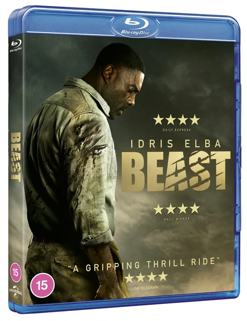 BEAST (BLU-RAY) SHARLTO Copley Riley Keough Amara Miller Iyana Halley ...