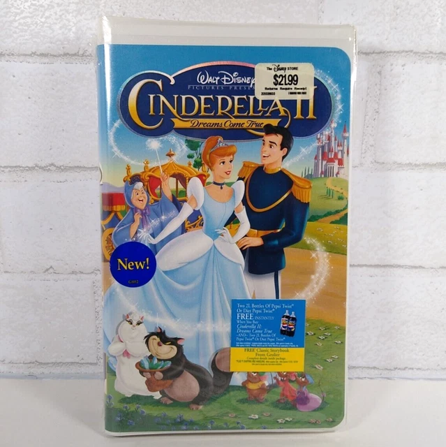 VINTAGE CINDERELLA 2 Dreams Come True Disney VHS $14.99 - PicClick CA