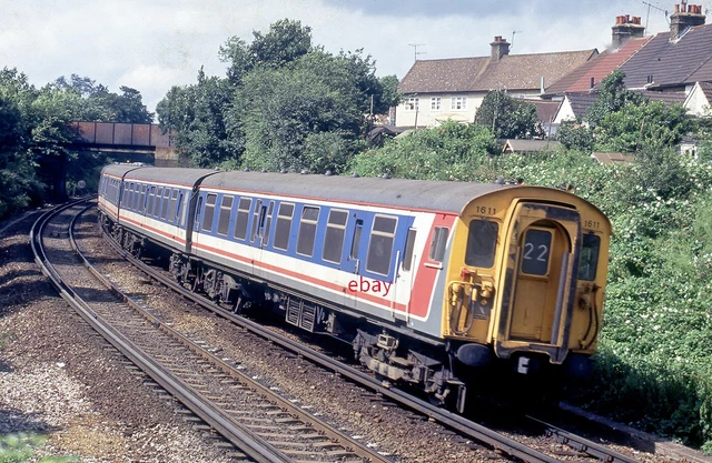 ORIGINAL 35MM SLIDE BR EMU no. 1611 at Tonbridge +rights for use £2.99 ...
