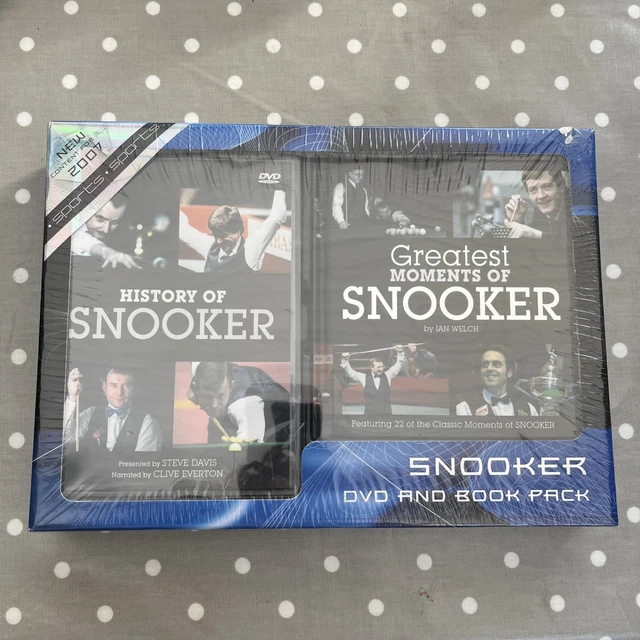 GREATEST MOMENTS OF Snooker DVD and Book Pack Gift Set Brand New Sports ...