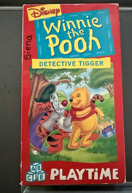 DISNEY WINNIE THE Pooh Playtime Detective Tigger VHS Video Tape Cartoon £8.35 - PicClick UK