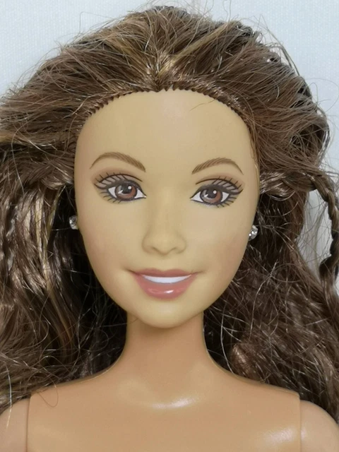 BARBIE 2005 BEACH Fun Summer J0698 Nude Auburn Hair Tan Tattoo Flat ...