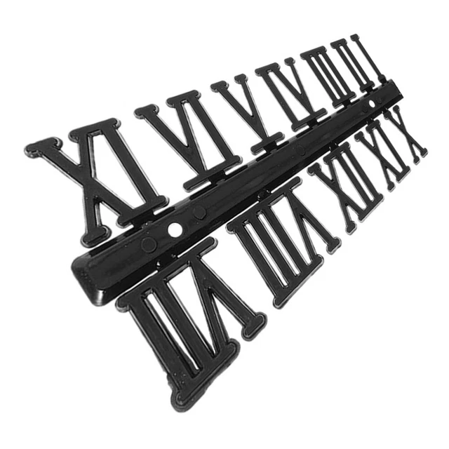 6 SETS OF Clock Numerals Kit DIY Digital Clock Numbers Clock DIY Number ...