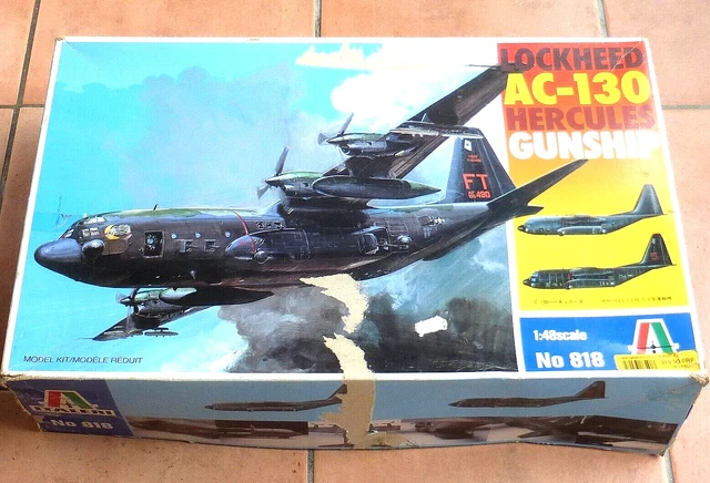 MAQUETTE ITALERI 818 Avion LOCKHEED HERCULES A C-130 1/48 Model ...