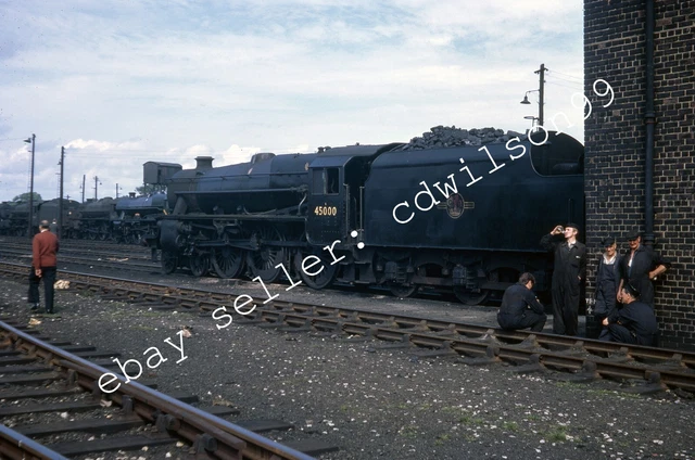 35MM BRITISH RAILWAY Slide - BR ex LMS No. 45000 5MT 4-6-0 Loco 1967 ...