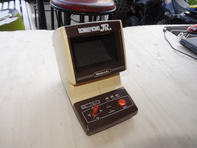 ANCIENNE CONSOLE NINTENDO 1983 - table top - donkey kong jr. - game ...