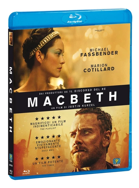 MACBETH (BLU-RAY) MADIGAN Fassbender Cotillard Madigan,Fassbender ...