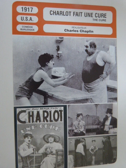FICHE CINEMA ,CHARLOT FAIT UNE CURE , THE CURE ,1917 , charles chaplin ... FICHE CINEMA ,CHARLOT FAIT UNE CURE , THE CURE ,1917 , charles chaplin ...