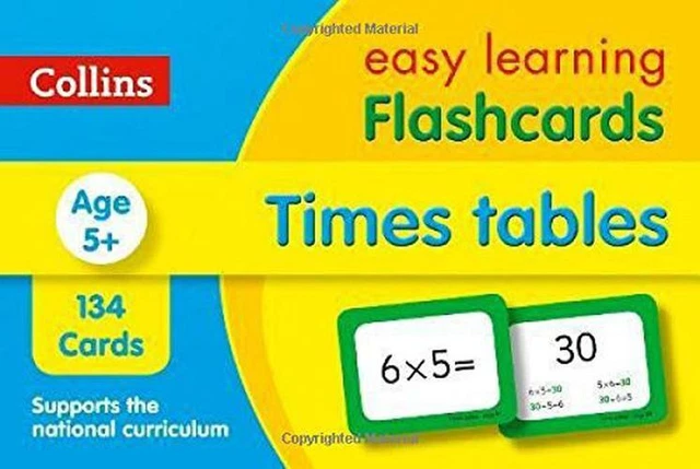 TIMES TABLES FLASHCARDS (Collins Facile Learning KS2) Par Collins ...