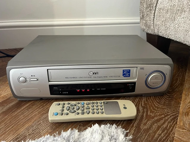 LG LV210 VCR Video Cassette Recorder VHS player + Remote £34.99 ...