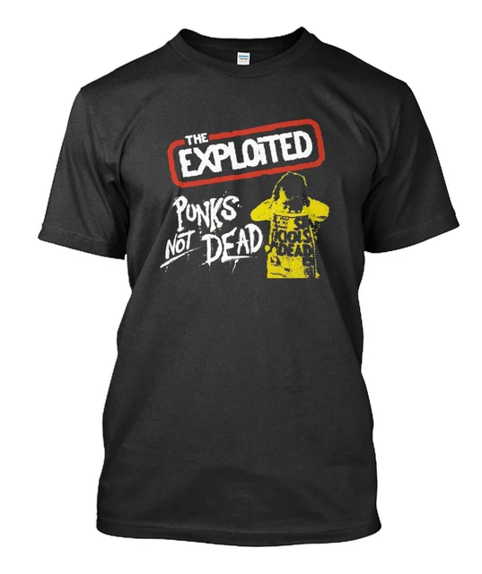 NEW THE EXPLOITED Scottish Punk Rock Band Skull Punks Not Dead T-shirt ...