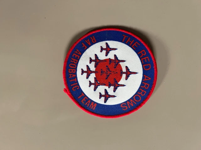 ÉCUSSON PATCH THE RED Arrows RAF Aerobatic Team rare vintage EUR 8,00 ...