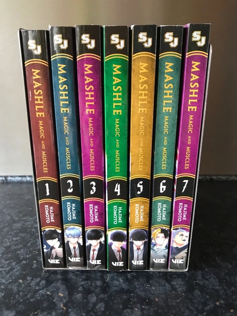 MASHLE MANGA Magic and Muscles Set Volumes 1-7 £27.50 - PicClick UK