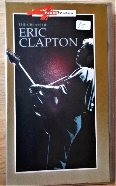 THE CREAM OF Eric Clapton. VHS video. Polygram Video, 1989. Very good ...