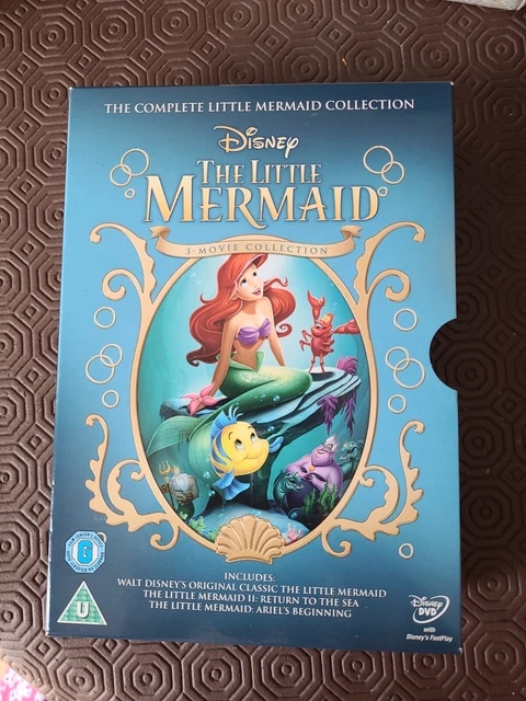 THE LITTLE MERMAID 3 Movie Collection Dvd Box Set Region 2 EUR 2,79 ...