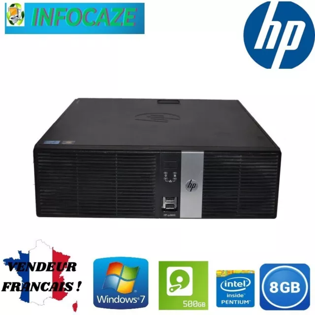 HP RP5800-RETAIL SYSTEM INTEL PENTIUM G850 -500GB-8GB DDR3-WINDOWS 7 ...