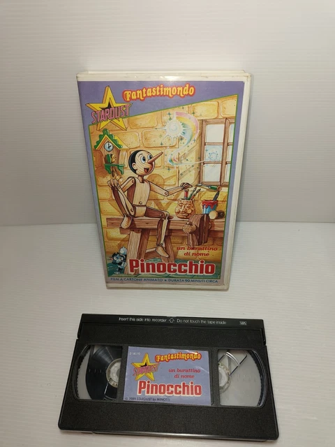 VHS PINOCCHIO, STARDUST 1989 EUR 42,09 - PicClick DE