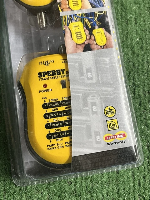 SPERRY INSTRUMENTS TT64202 Cable Test Plus Coax UTP STP Cable Tester ...