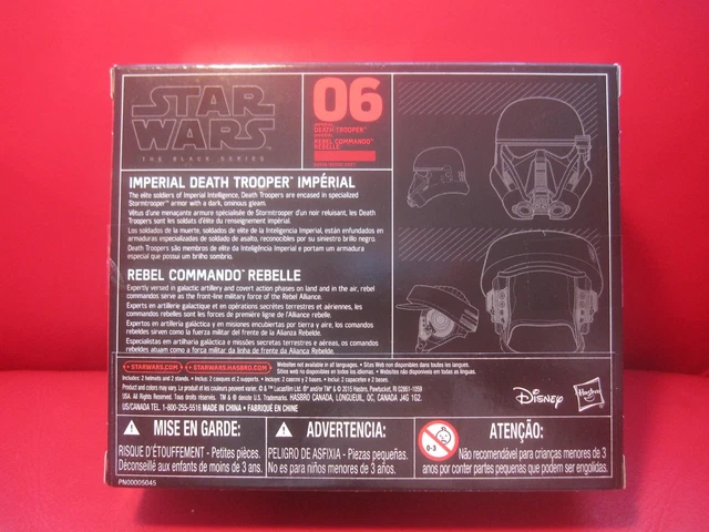 STAR WARS BLACK Series Titanium Series Imperial Death Trooper & Rebel ...