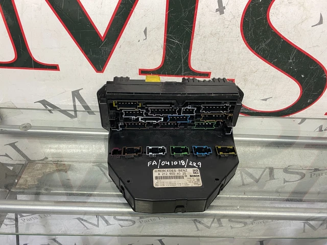 MERCEDES BENZ W212 E Class Front Sam Unit Fuse Box A2129004025 £130.00 ...