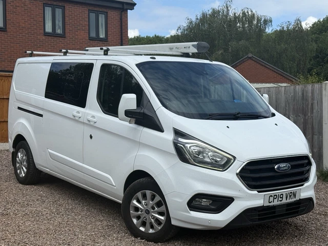 2019 FORD TRANSIT Custom 2.0 320 EcoBlue Limited Crew Van L2 H1 Euro 6 ...