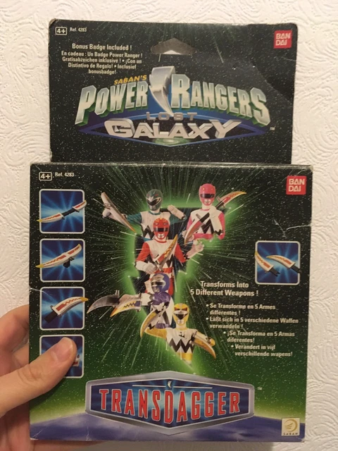 POWER RANGERS LOST Galaxy Transdagger Box *BROKEN Read** Bandai Weapon ...
