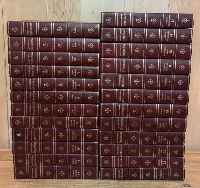 COMPLETE 1967 ENCYCLOPEDIA Britannica Full Set 1 - 24 + The Index 1768 ...
