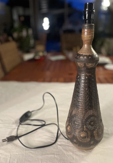 LAMPE EN CÉRAMIQUE Années 60/70 Signé JC Courjault EUR 120,00 - PicClick FR