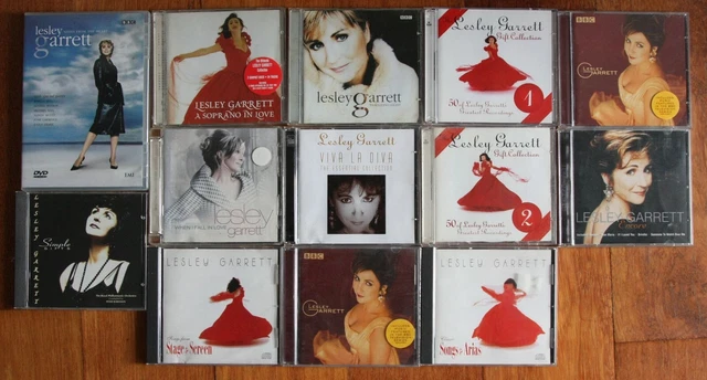 LESLEY GARRETT DVD CD THE BEST OF COMPLETE collection 13x DVDS cds job ...