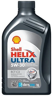 SHELL HELIX ULTRA 1L Engine Oil 1 Litre 5W30 ECT C3 Fully Synthetic ...