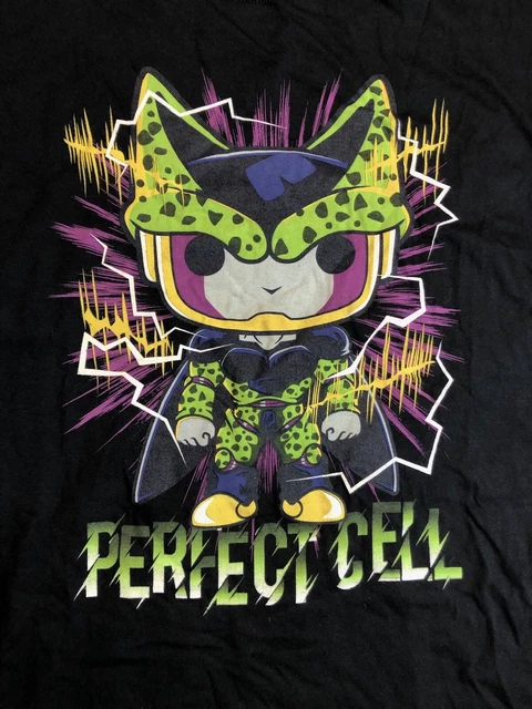 FUNKO POP! TEE Dragonball Z Perfect Cell T-Shirt XL New Out Of The Bag ...