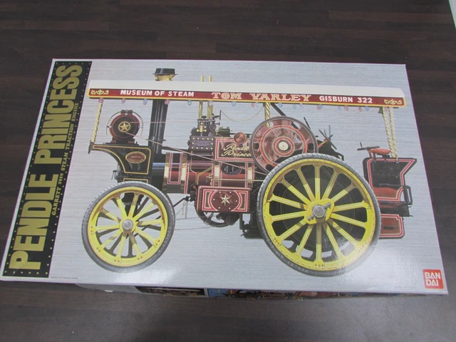 BANDAI PENDLE PRINCESS Garrett 1919 Steam Traction Engine 1/16 Plastic ...