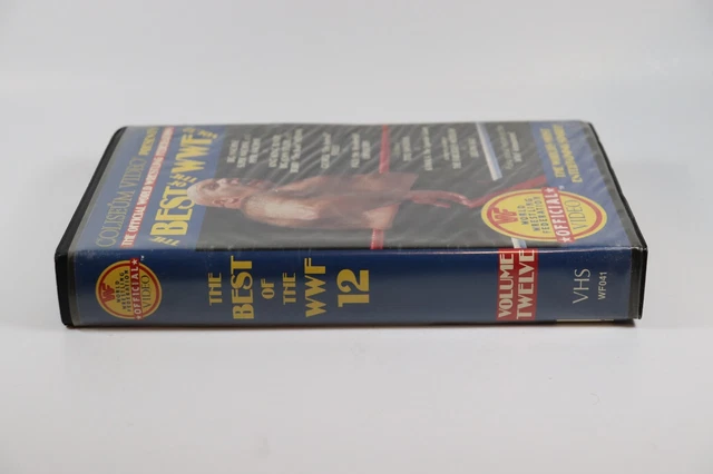BEST OF THE WWF Vol. 12 Coliseum Video Wrestling VHS Clamshell Tested ...
