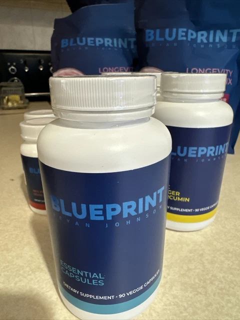 BLUEPRINT BY BRYAN Johnson Essential Capsules 90 Veggie Capsules £0.99 ...