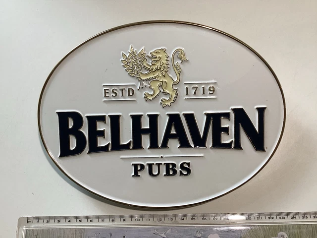 BELHAVEN PUBS METAL Sign £17.21 - PicClick UK