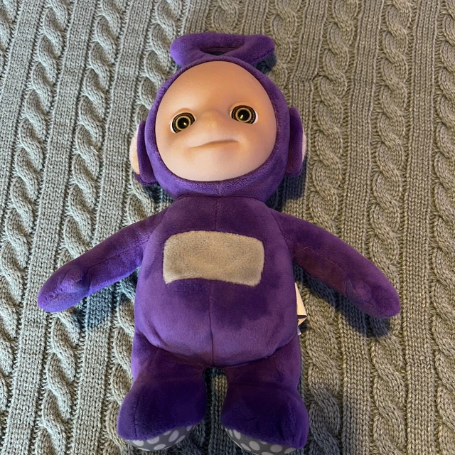 TELETUBBIES TINKY WINKY Talking Soft Toy 11" Purple Soft Plush Cuddly ...